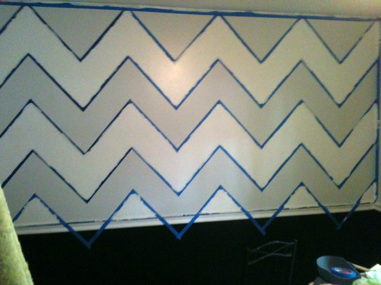 Chevron Wall Tutorial. - Pretty Real
