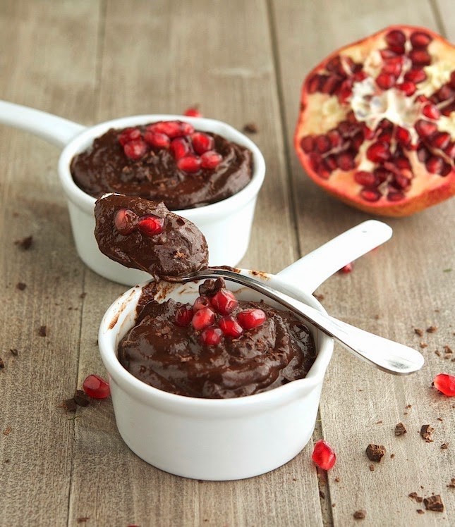 The Iron You: Pomegranate Chocolate Chia Pudding