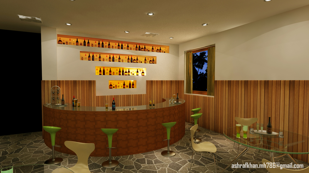 3D Artist Portfolio: 3Ds Max : Bar Counter Vray