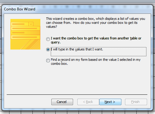 TUTORIAL MENGGUNAKAN COMBO BOX DI FORM WIZARD