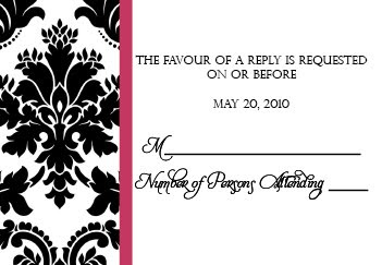 Sweet Sheets Paper Boutique: Damask Invitations