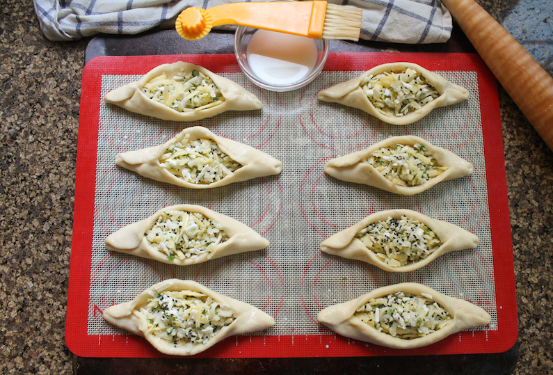Food Lust People Love: Fatayer Jebneh - Arabic Cheese Pies #BreadBakers