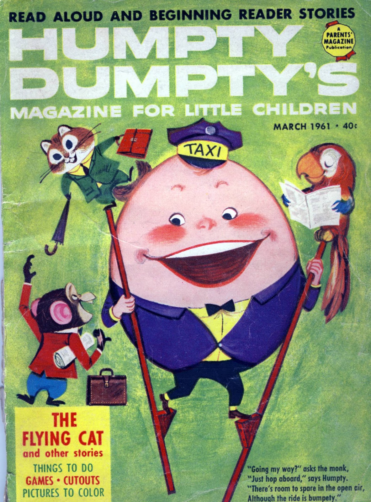 Saved From The Paper Drive: Humpty Dumpty's Magazine 1961
