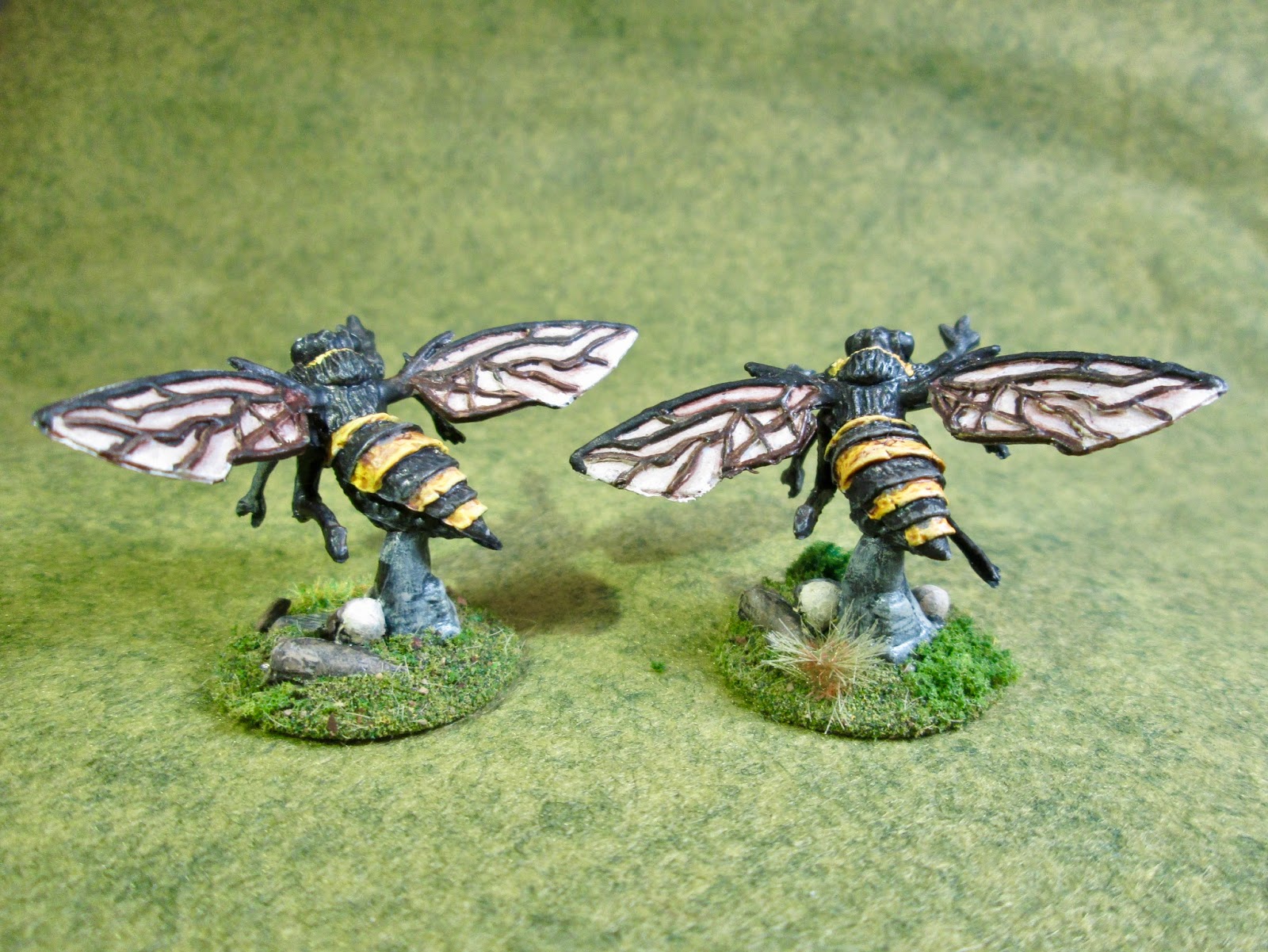 All Bones About It: Fly Demons Painted as Giant Bees: Bones 2 Figures