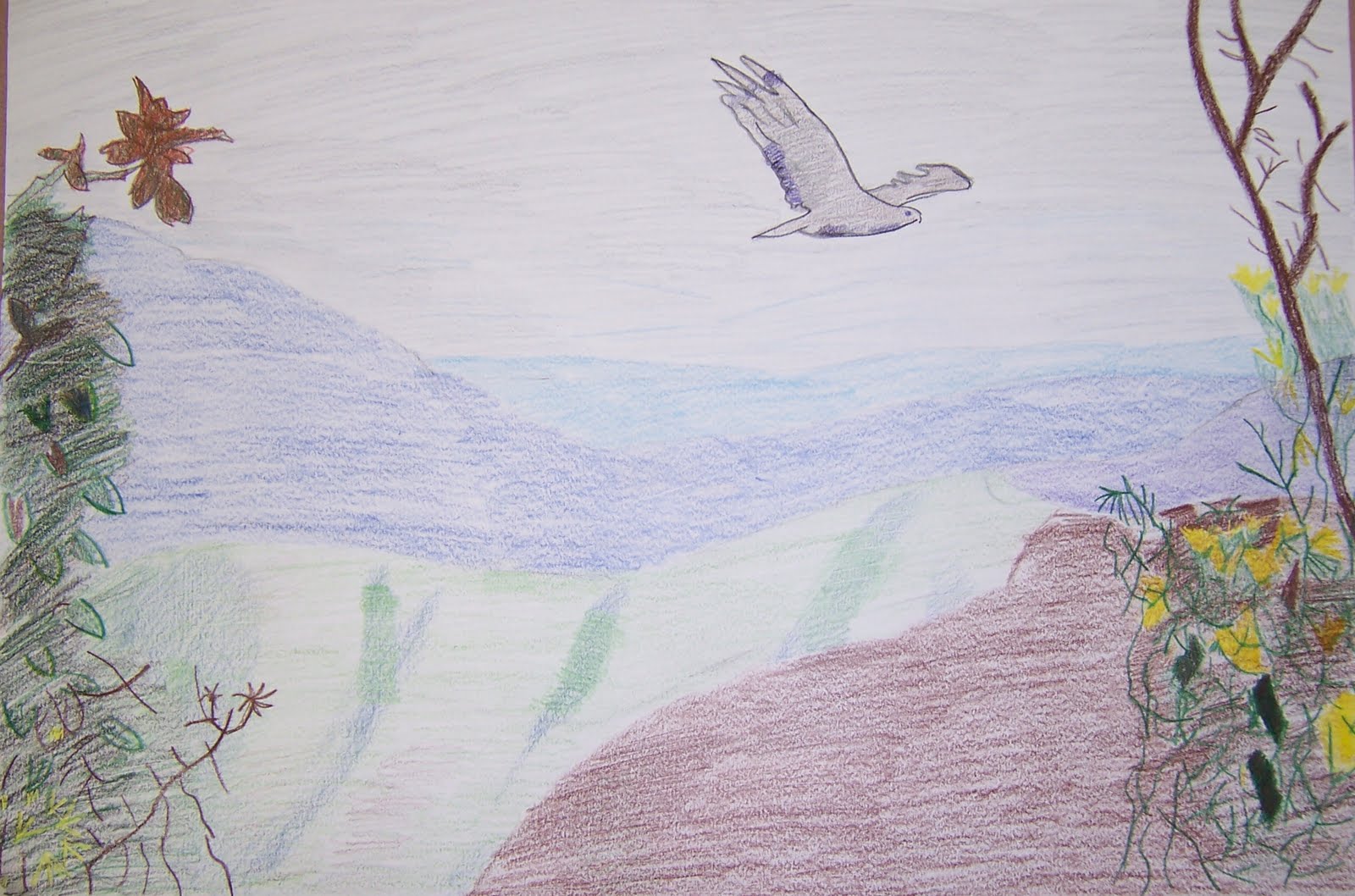 Amanda Caucci Art Instructor: Drawing Techniques Unit - Aerial Perspective