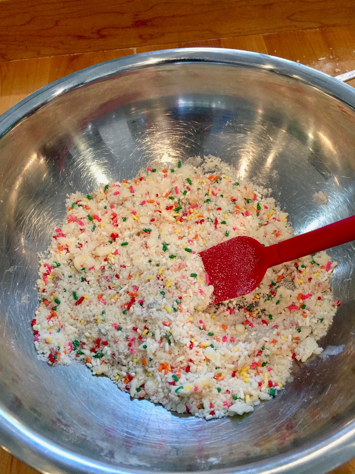 My Mother's Apron Strings: Rainbow Sprinkle Bread with Birthday Cake ...