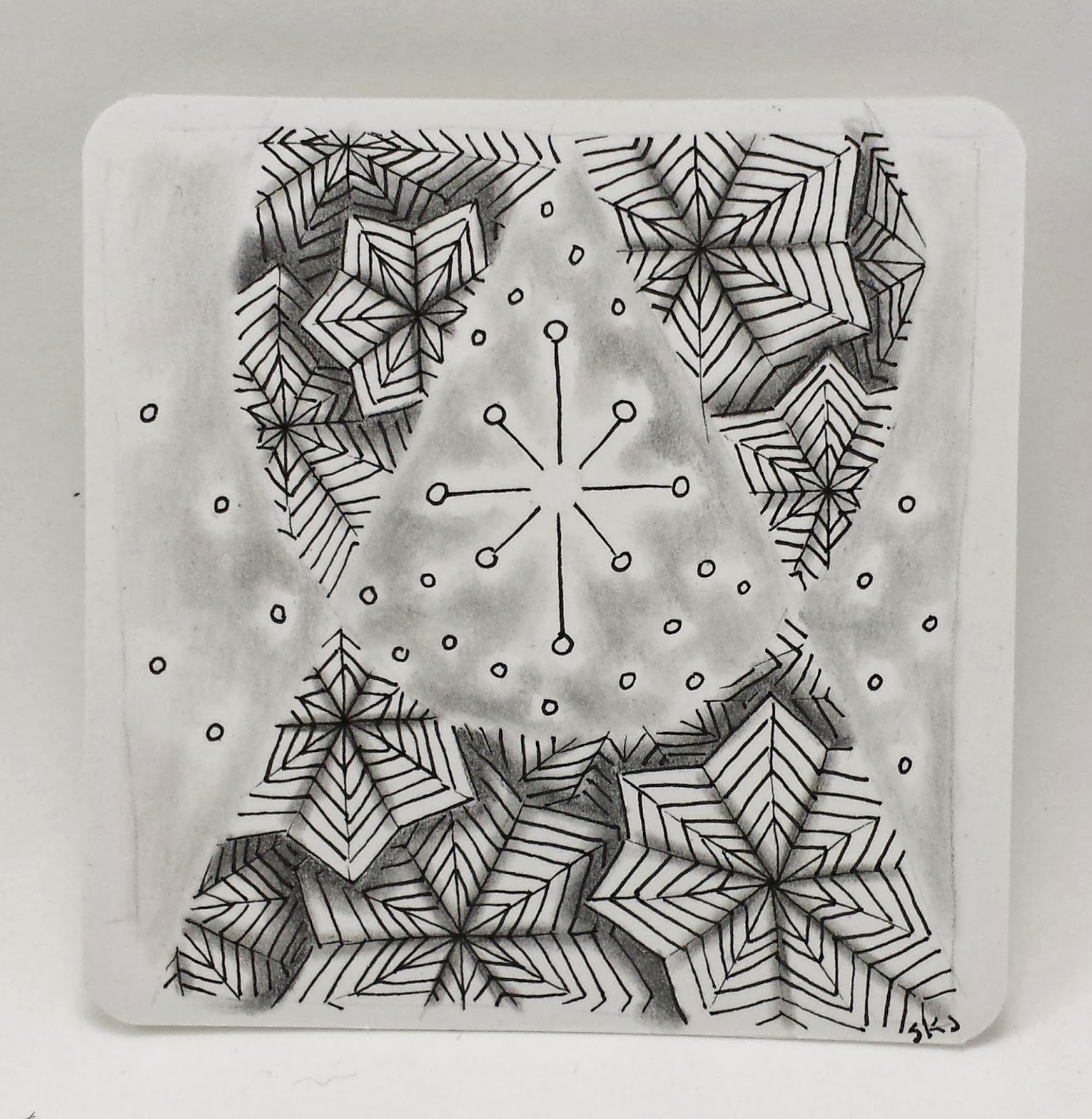 Tickled To Tangle: "It's a String Thing" #20 Tiles