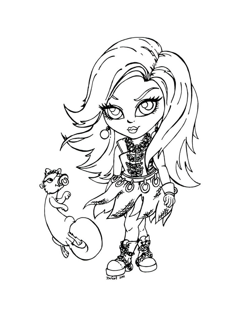 Dibujos para imprimir y pintar de Monster High ~ Dibujos Gratis para ...