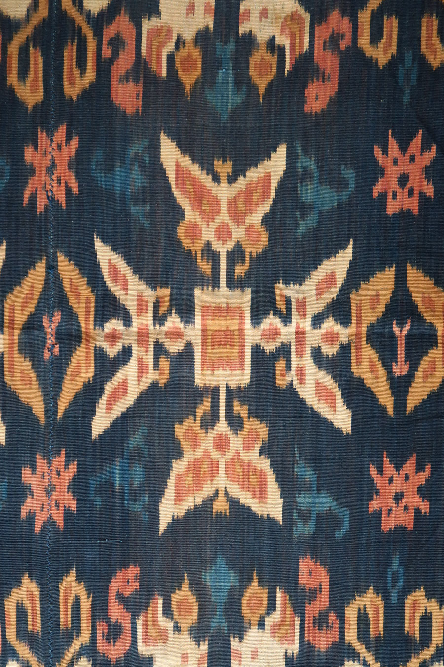 Indonesian Textiles: Sumba Ikat Men’s Mantle with Red Dye (Hinggi Kombu)