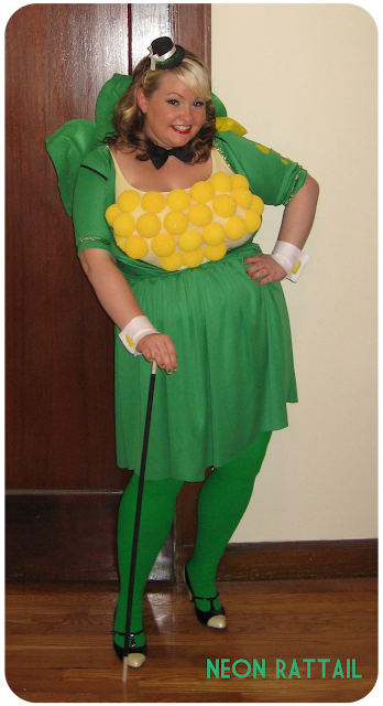 DIY (Dancing) Corn on the Cob Costume | Neon Rattail