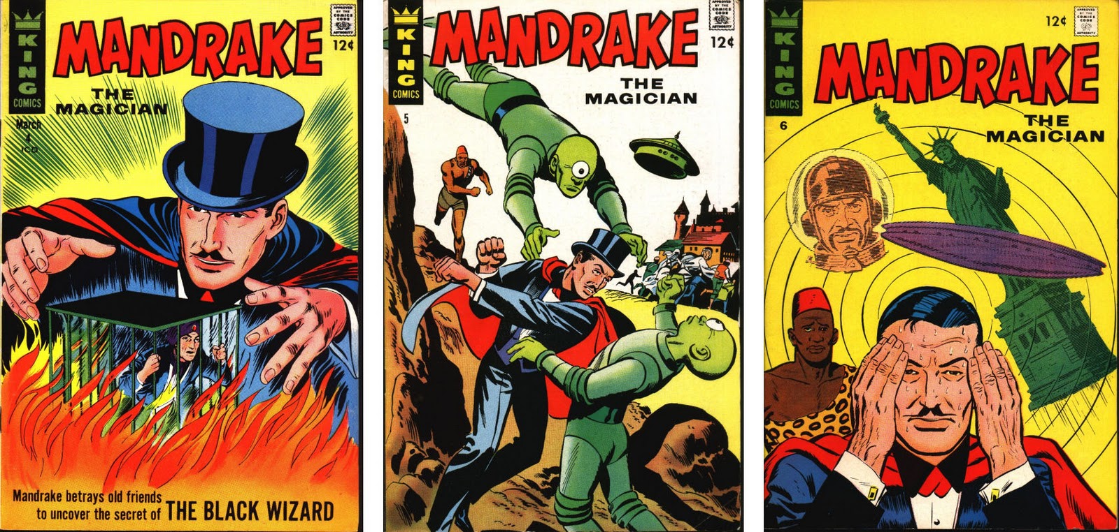Old Comics world: Mandrake the Magician 01 - 10 (1966-67) - King