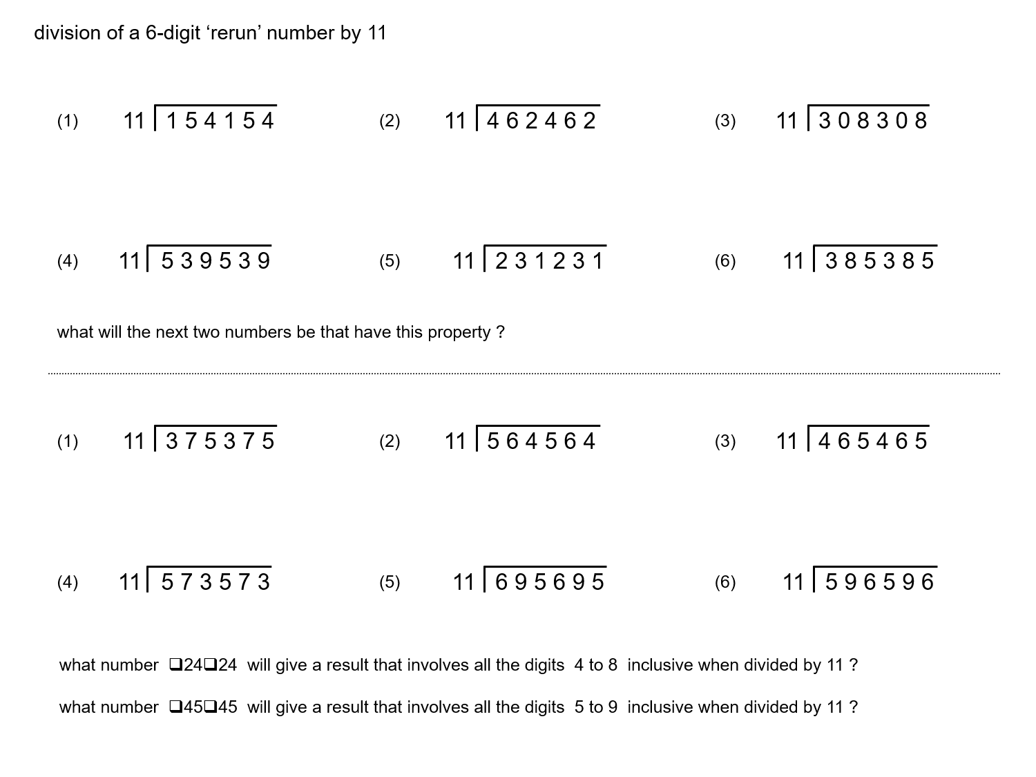 MEDIAN Don Steward mathematics teaching: rerun numbers