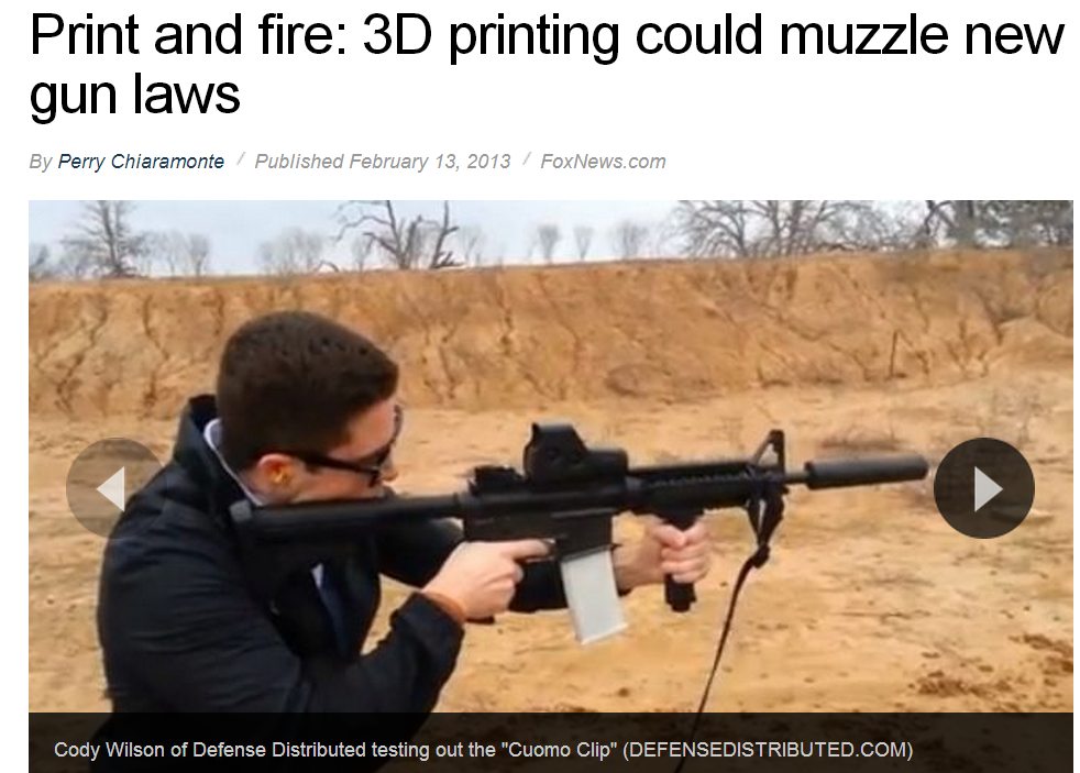 DemoCurmudgeon: 3-D Printing cranks out Large Magazines for Lunatic Gun ...