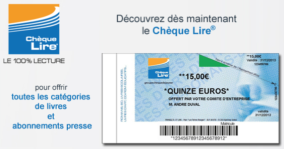 Peut-on acheter une liseuse numérique avec des chèques lire