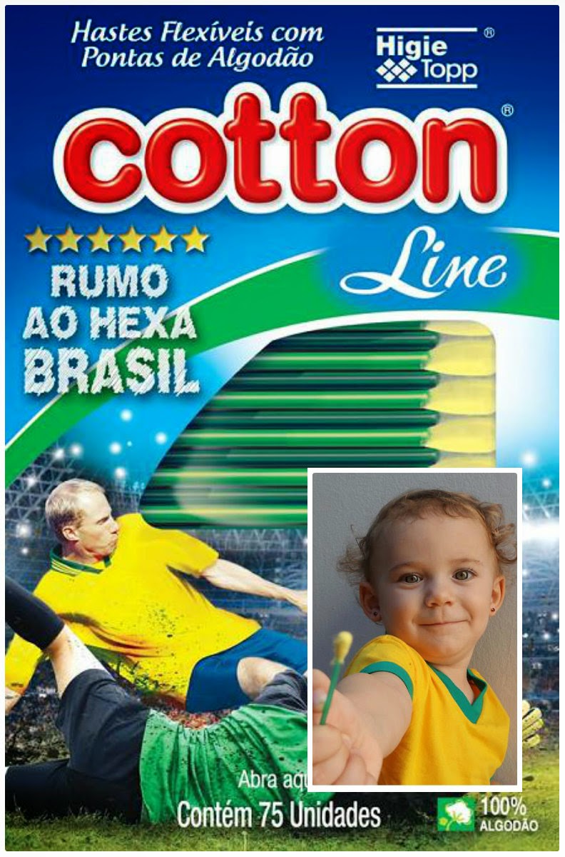 As hastes flexíveis Cotton Line são cuidadosamente produzidas dentro ...