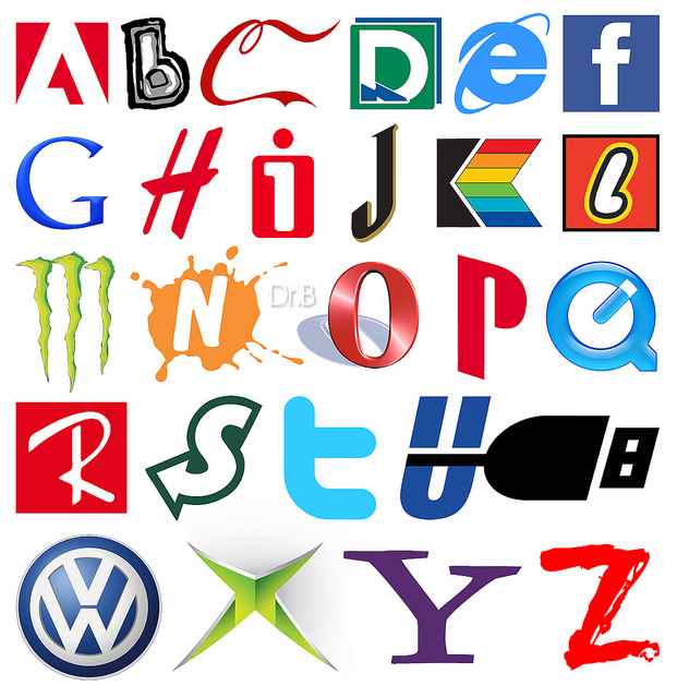 Diseño Gráfico Tecnica 94: Letras famosas