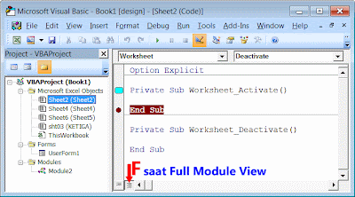 Komunitas Belajar Excel: BelajarVBA 001 - VBE (Visual Basic Editor)