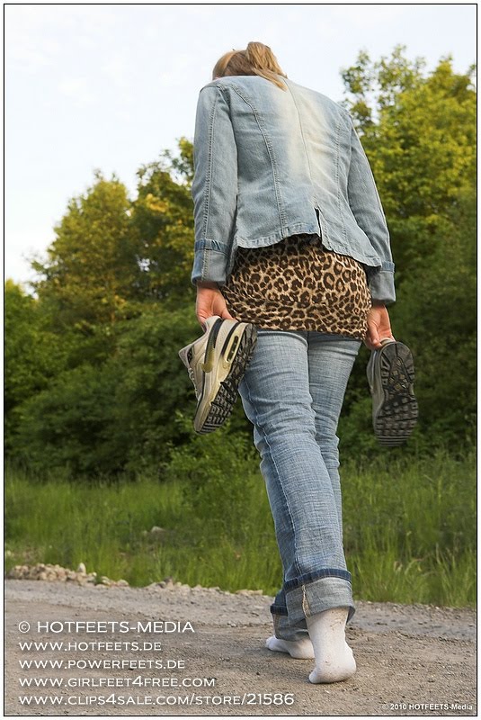 The White Socks Collection Project: walking in socks