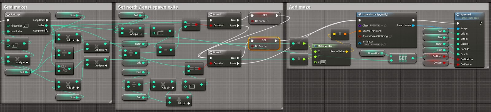 fen-ue4: Create a 10k tiles maze in unreal engine 4