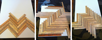 Jackie Sullivan : Sketch Blog: Wall Art with Vintage Rulers