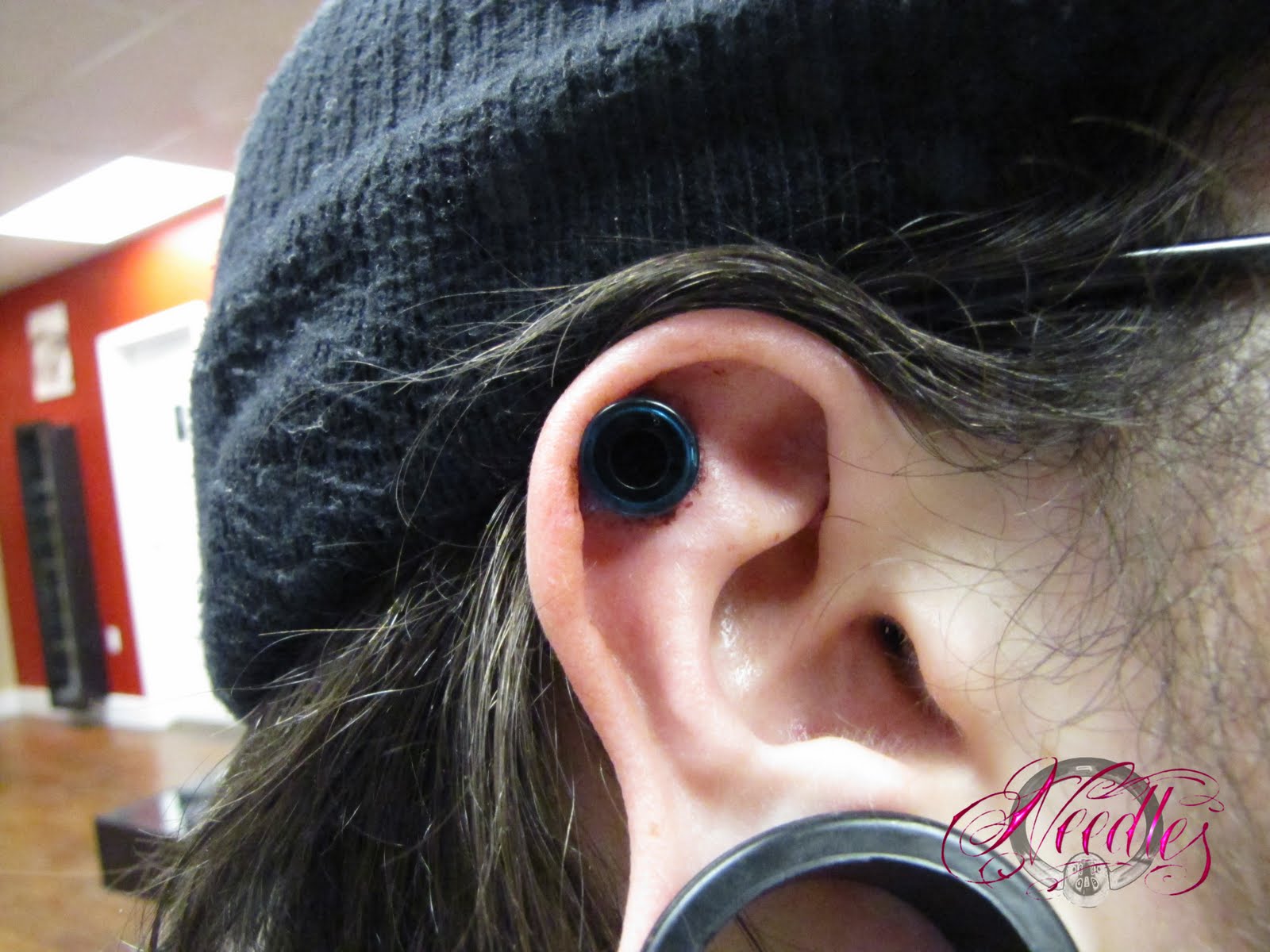 NINE BODY PIERCING BLOG: Fresh Dermal Punch on Flat's!!!