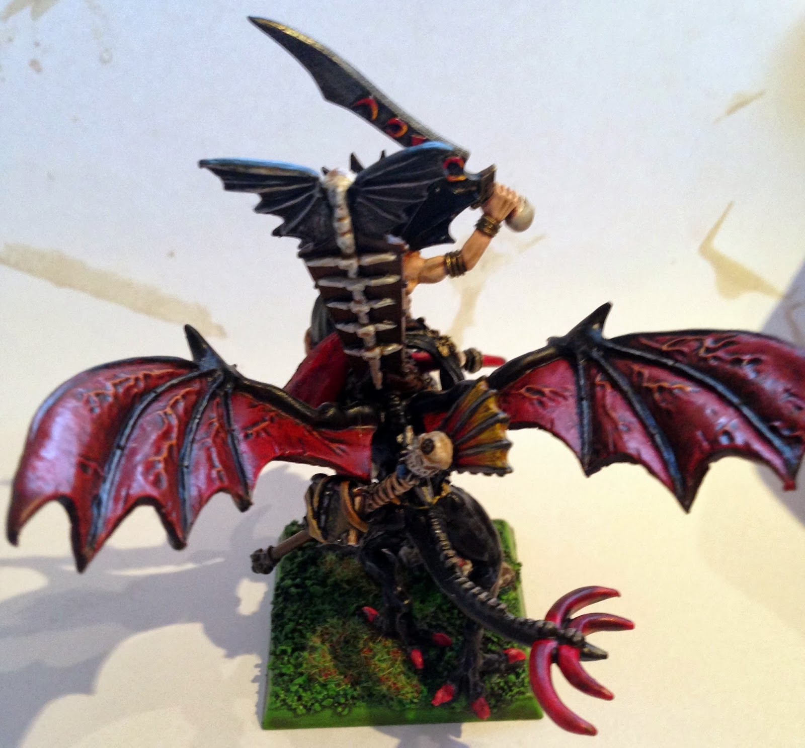 ScratchBox's Warhammer Project: Melkhior on Winged Nightmare