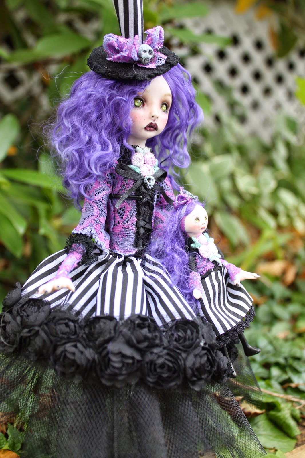 Anne Marie Gibbons Lil' Poes OOAK goth dolls and monsters.: Juliet ...