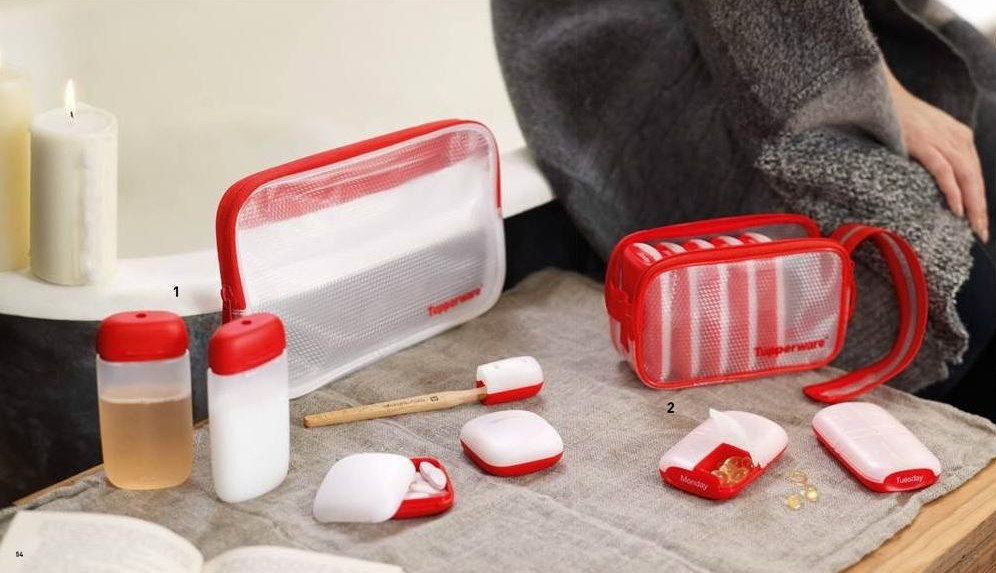 Citra Tupperware: Travel Accessories Set & Travel Pill Companion