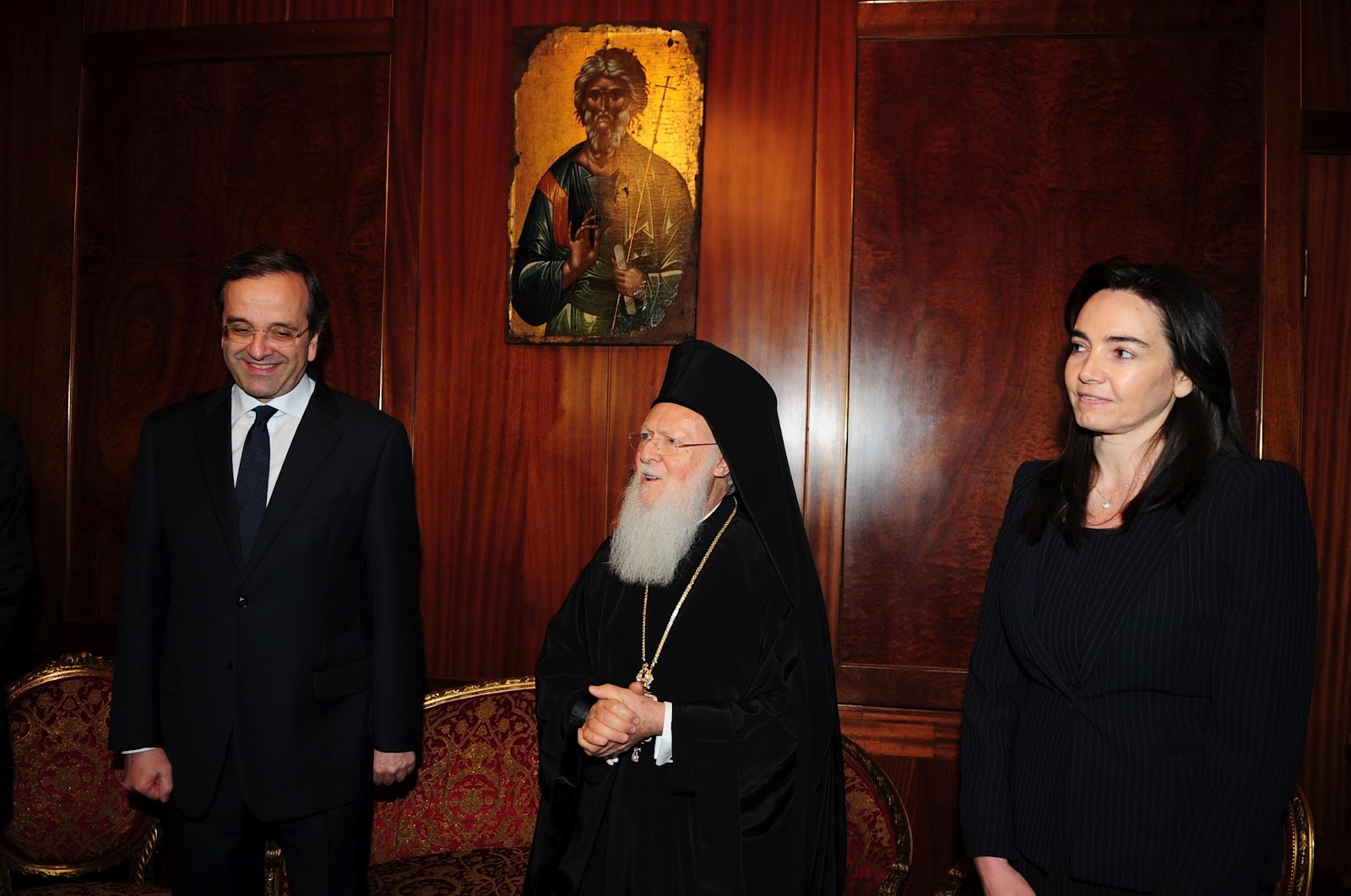 ΦΩΣ ΦΑΝΑΡΙΟΥ: Ο ΠΡΟΕΔΡΟΣ ΤΗ Ν.Δ. ΑΝΤΩΝΗΣ ΣΑΜΑΡΑΣ ΣΤΟ ΟΙΚΟΥΜΕΝΙΚΟ ...