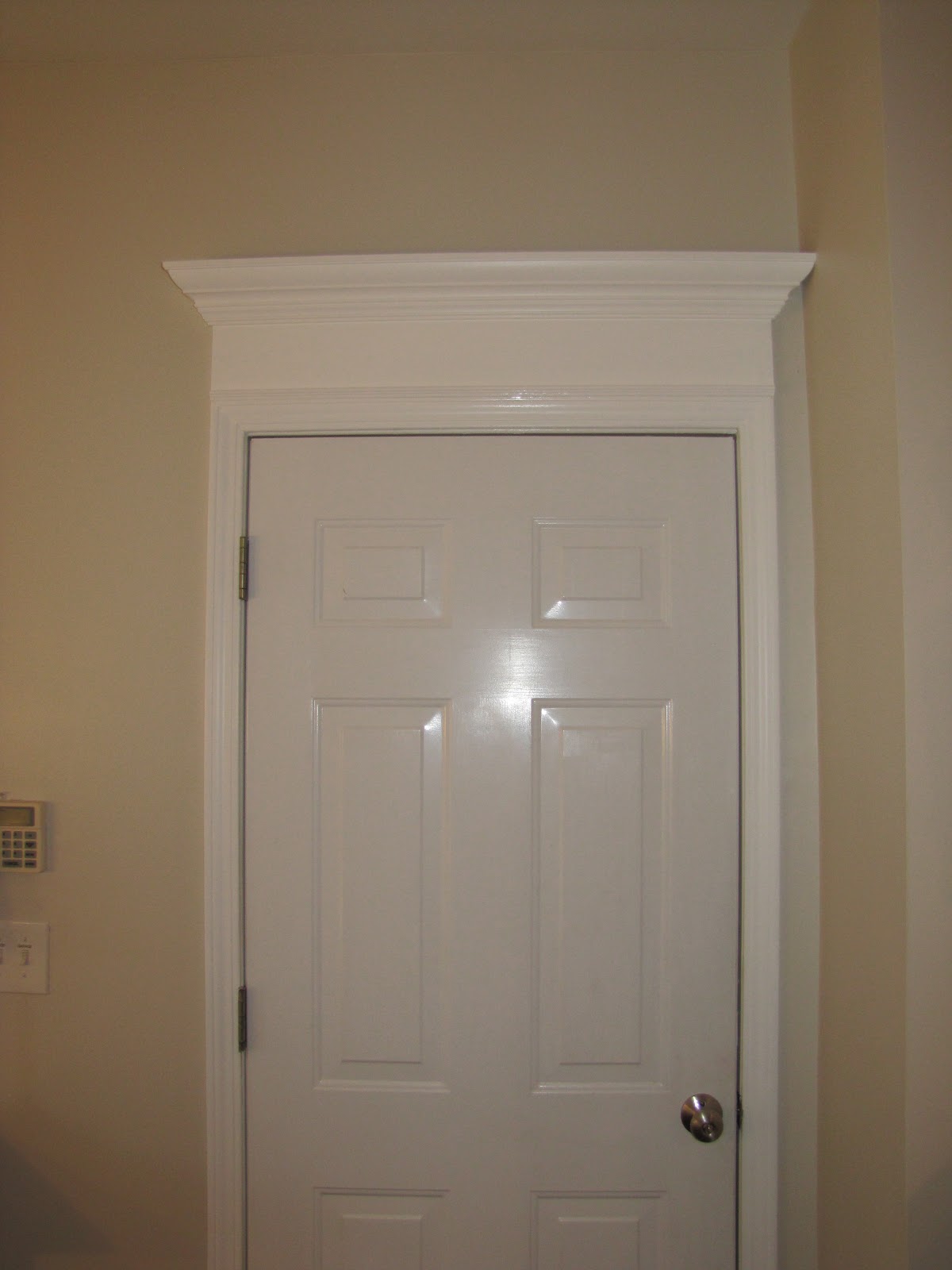 cheriesparetime: Door Crown Moulding