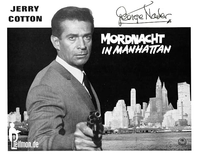 OUCH! by MR.E.: FRIDAY NIGHT MOVIE: George Nader as JERRY COTTON