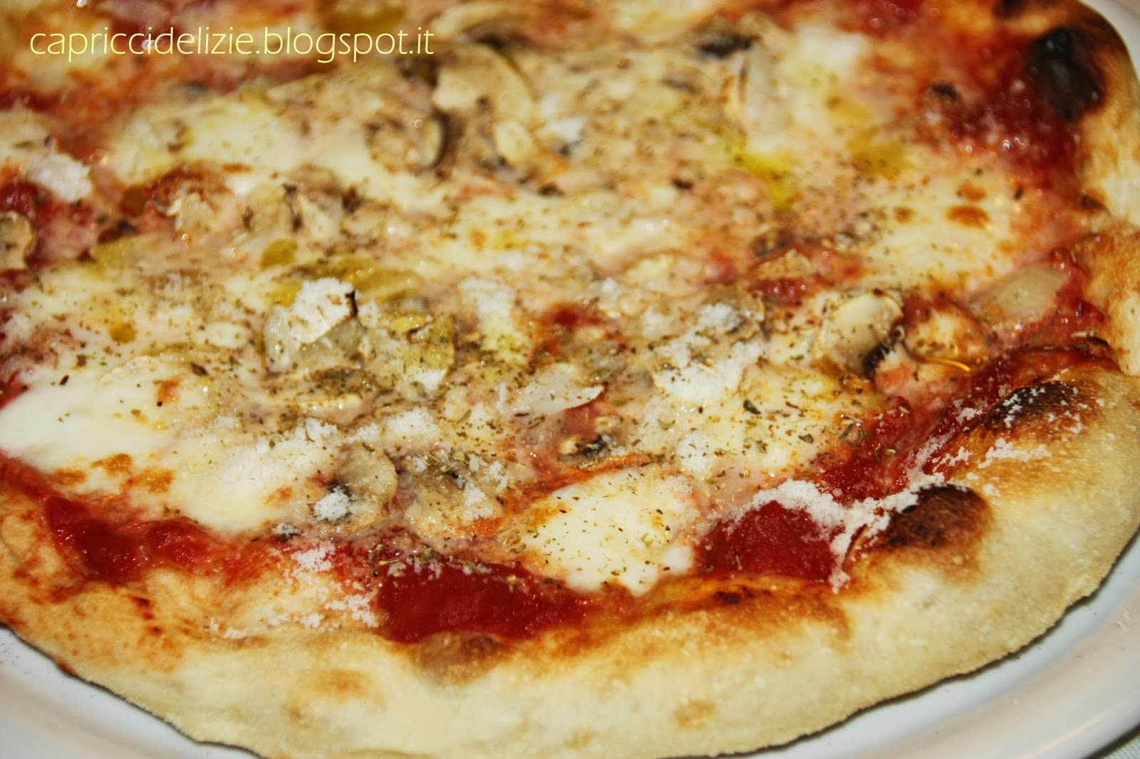 Capricci e Delizie: Pizza al piatto come in pizzeria (cottura combinata ...