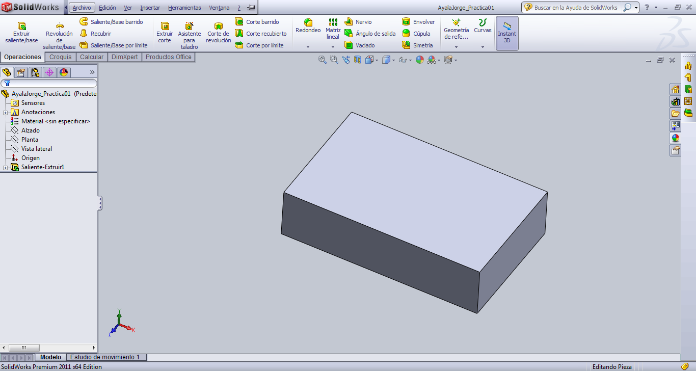 Ayala Jorge 3A solidworks 2016: PARCIAL 01