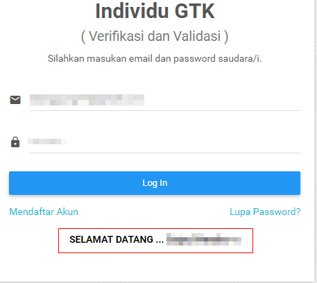10 Langkah Cara Daftar dan Login Verifikasi Validasi Individu GTK | FileNya
