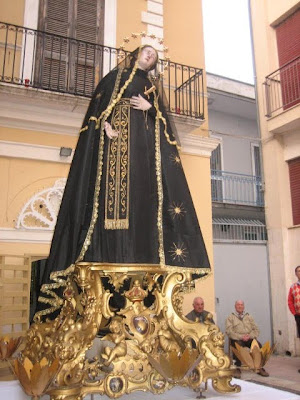 LA SETTIMANA SANTA A BARI - CARBONARA: 27 - L' ADDOLORATA