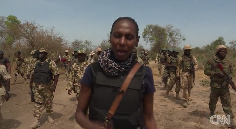 Photos: Amidst tight security, CNN reporter enters Sambisa Forest