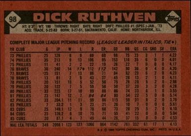 80's Cubs Cards: 1986 Topps Chicago Cubs Checklist With Updates