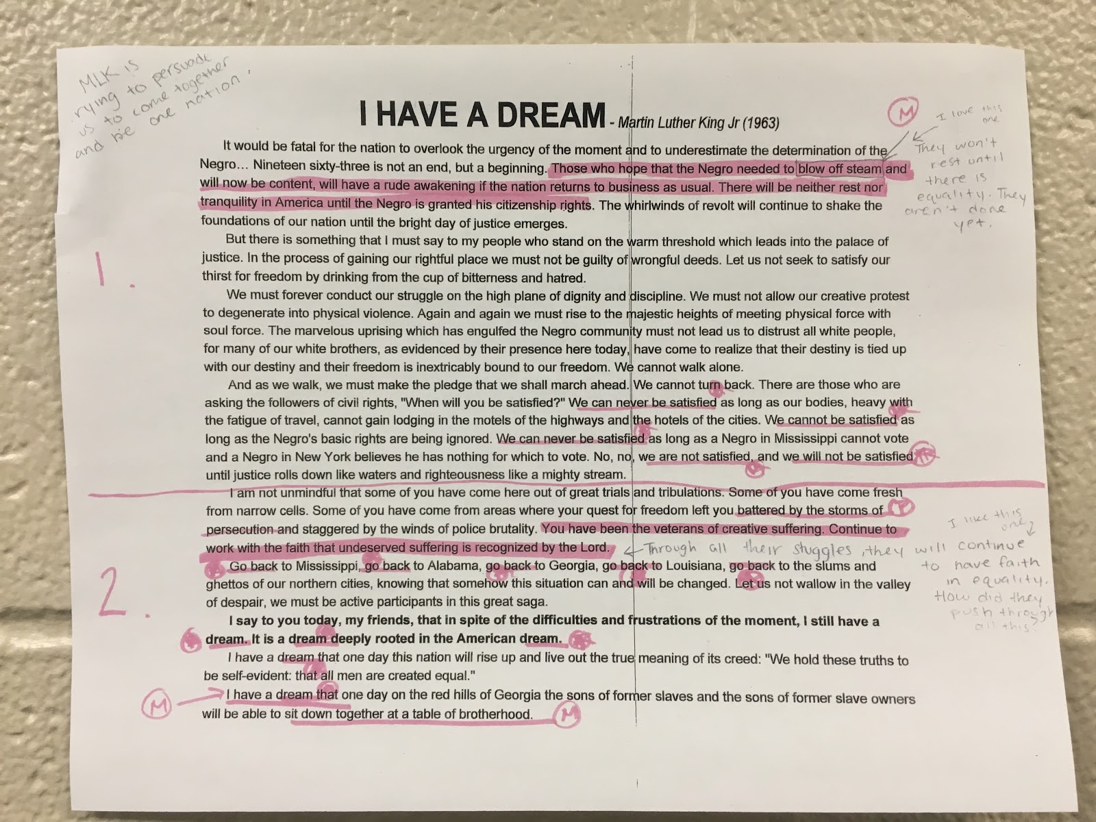 the ART of learning: Celebrating MLK