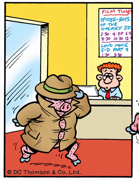 Lew Stringer Comics: Rasher at the movies