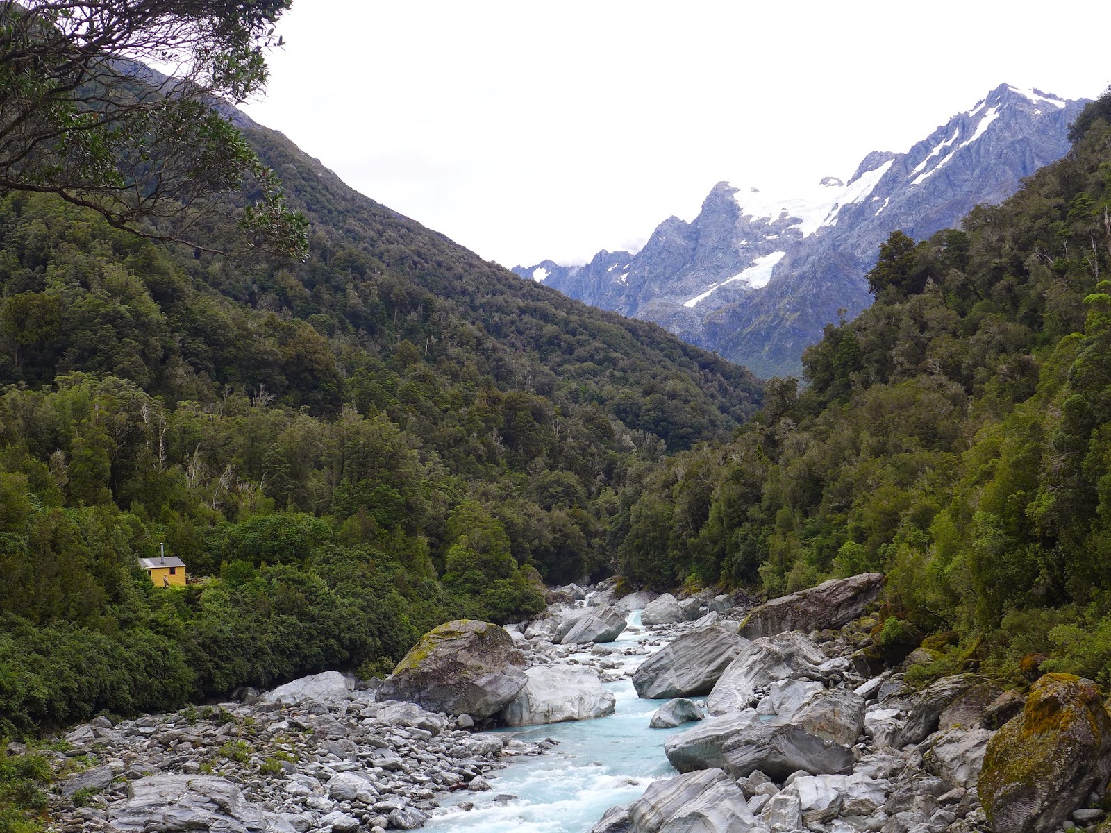 Wazza's Wanderers : Whymper Hut, Whataroa Valley.