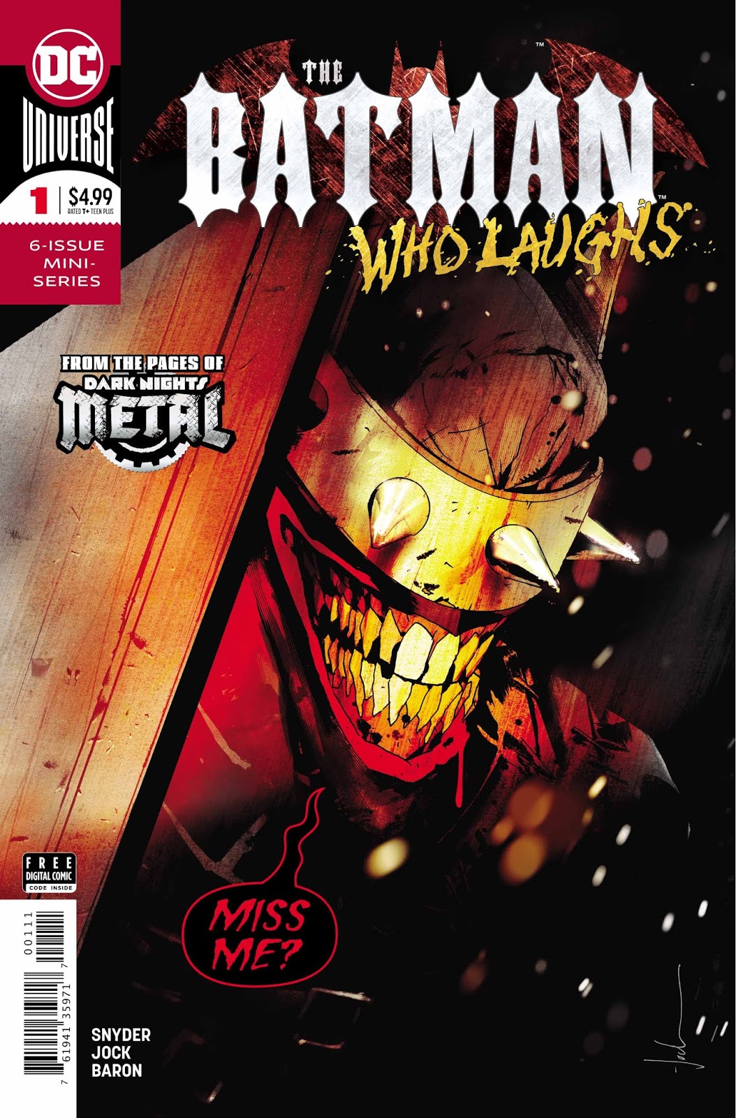 Weird Science DC Comics: The Batman Who Laughs #1 Review