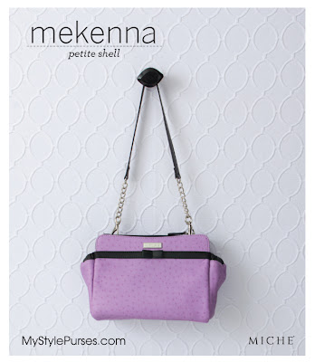 Miche Bags and Shells: Lavender Mekenna Petite Miche Shell