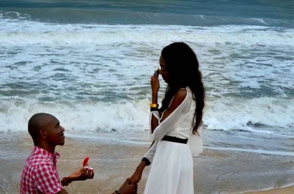 Blogger Folarin Kolawole shares his romantic proposal story & pics
