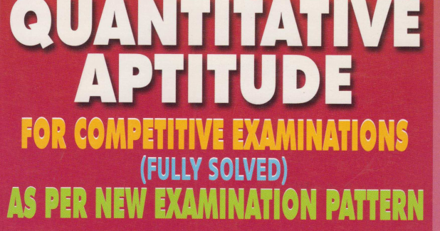[DOWNLOAD NOW ] QUANTITATIVE APTITUDE BY RS AGGARWAL FREE PDF - DEAR GURUJI