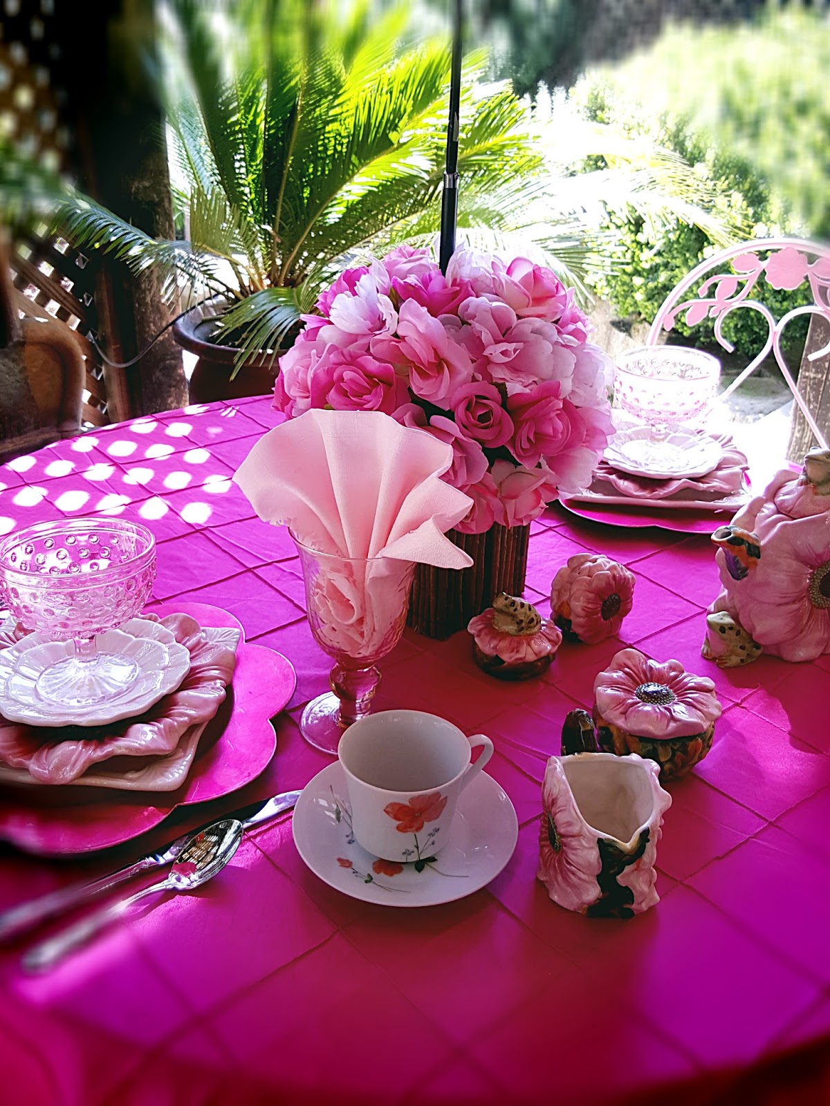 Spring Tablescape Tea Party | Life and Linda