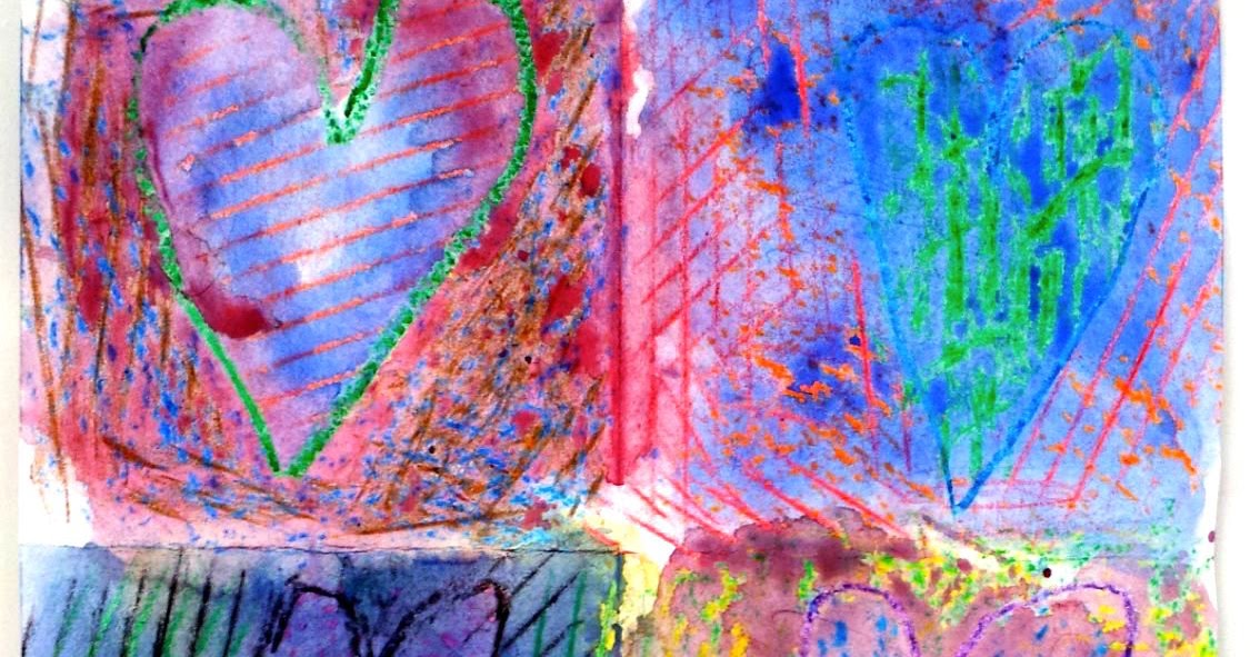 Jim Dine Hearts (1st) | Art with Mrs. Nguyen