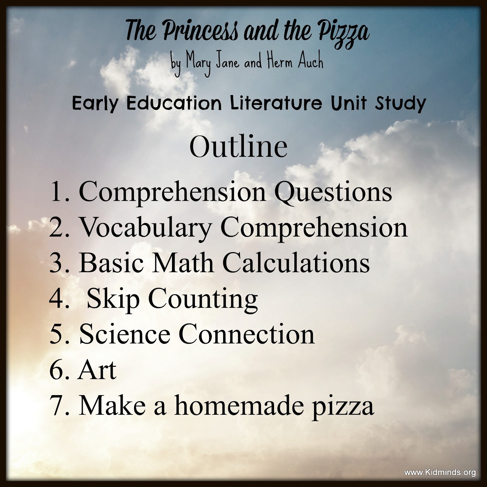 The Princess and the Pizza – Literature Unit | KidMinds