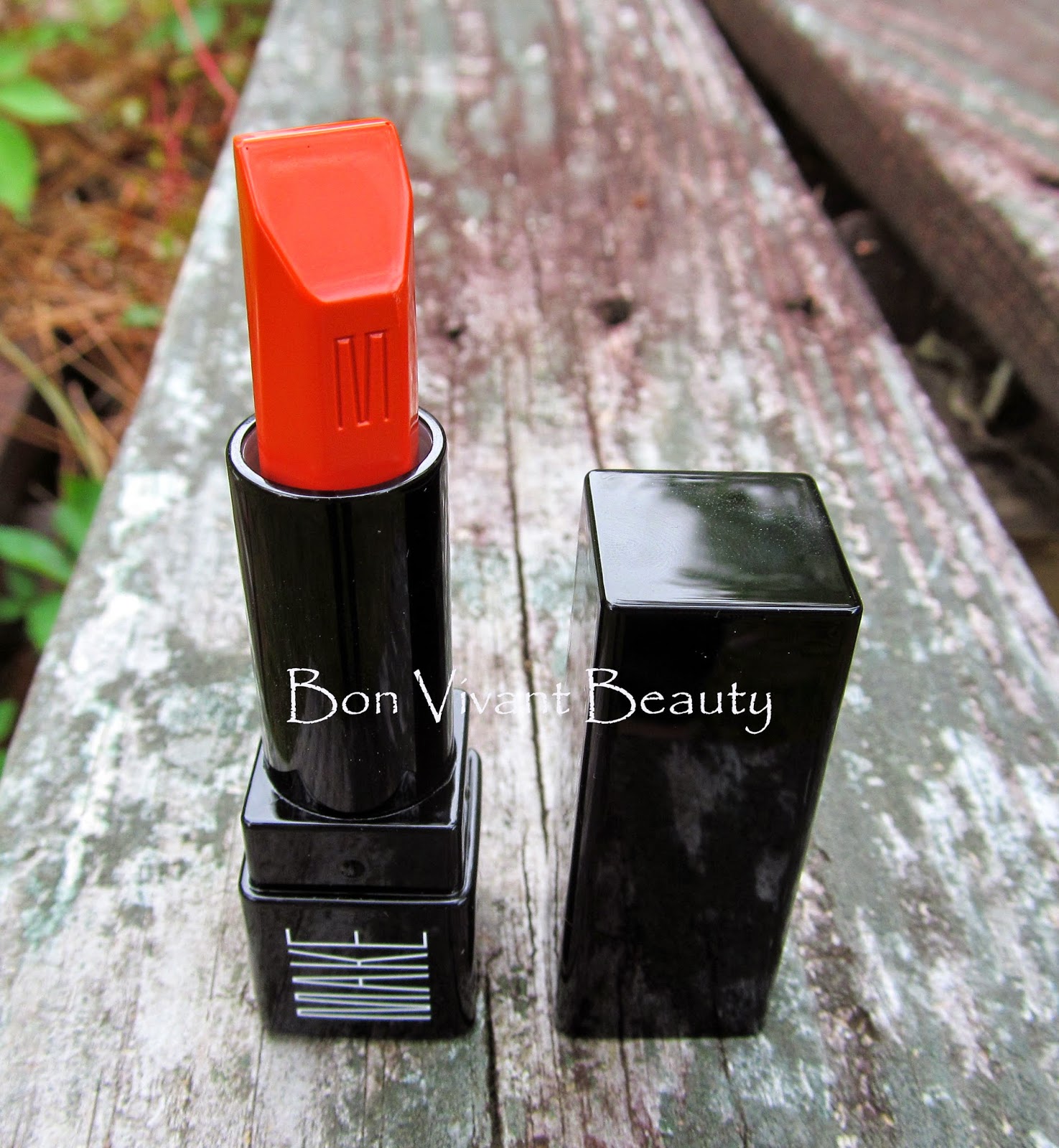 Bon Vivant Beauty: Tangerine Matte Lipstick by MAKE