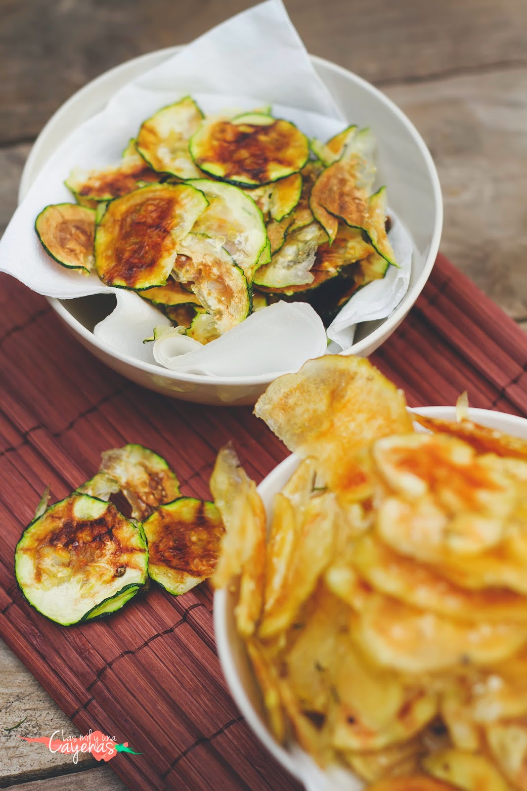 Express | Snacks de Patatas y Calabacín ~ Las mil y una cayenas