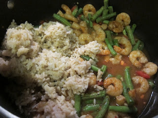 Belle's Baking: Caribbean Shrimp & Rice